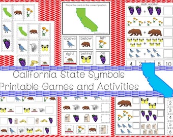 30 Ohio State Symbols Themed Learning Games Download. ZIP File | Etsy