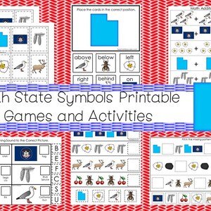 30 Utah State Symbols Themed Learning Games Download. ZIP File ...