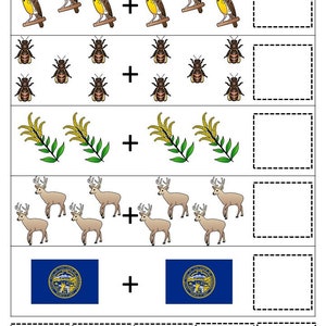 30 Nebraska State Symbols Themed Learning Games Download. ZIP File ...