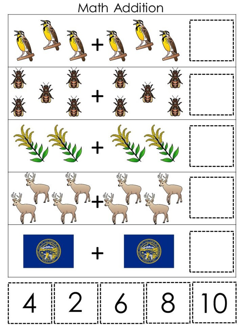 30 Nebraska State Symbols Themed Learning Games Download. ZIP - Etsy