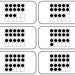 20 Printable Ten Frame Counting Mental Math Flash Cards. Preschool Thru ...