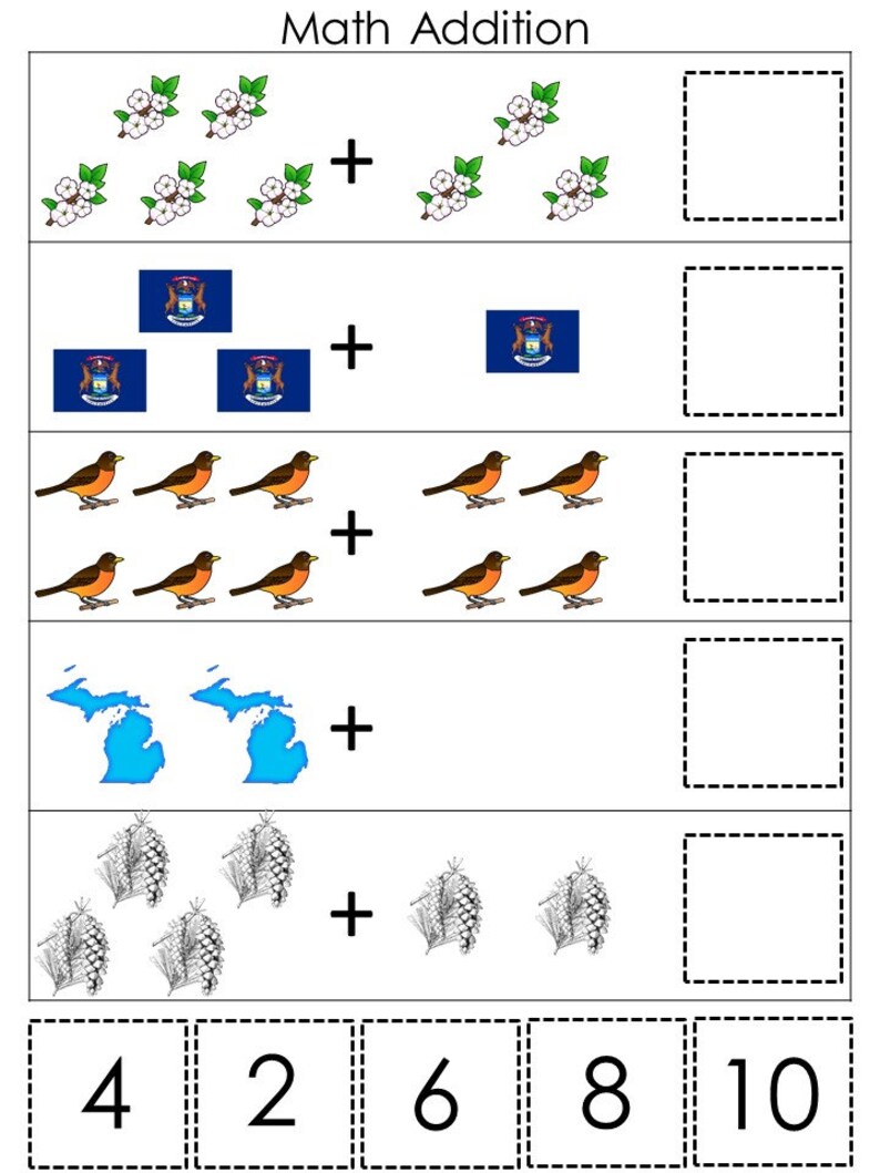 30 Michigan State Symbols themed Learning Games Download. ZIP - Etsy.de