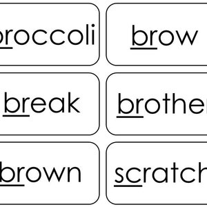 100 Printable Blends Flashcards. Preschool-2nd Grade ELA. Blend Word ...