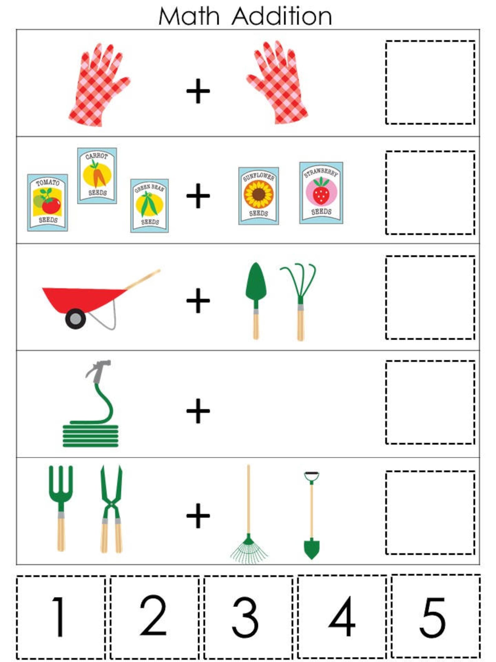 30 Gardening Preschool Learning Games Download. ZIP File. - Etsy