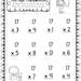 15 Printable Two Digit Multiplication Worksheets. Numbers 10-20. 2nd ...