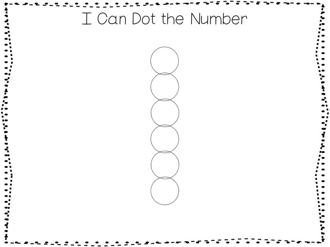 0-100 Dot the Number Worksheets/work Mats. Preschool-kdg Numbers and ...