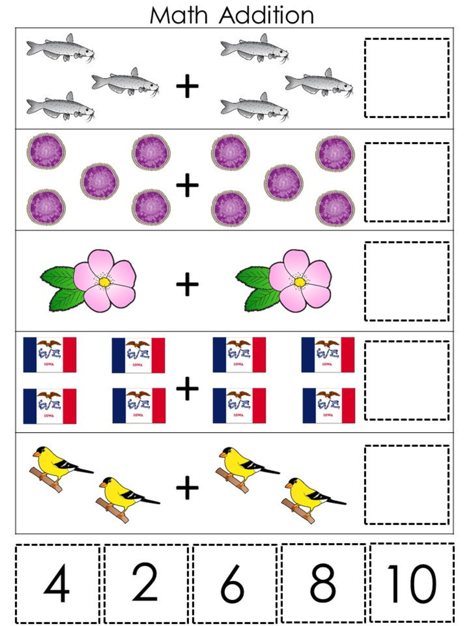 30 Iowa State Symbols Themed Learning Games Download. ZIP - Etsy