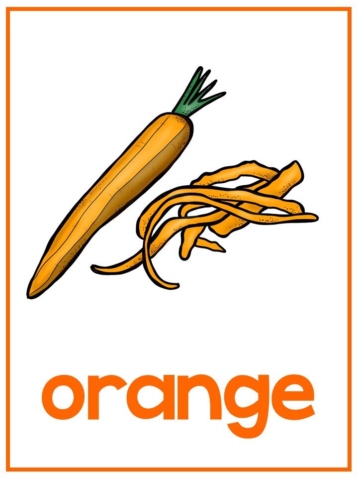 11 Printable Colors Posters. Full Page Classroom Wall Charts. - Etsy