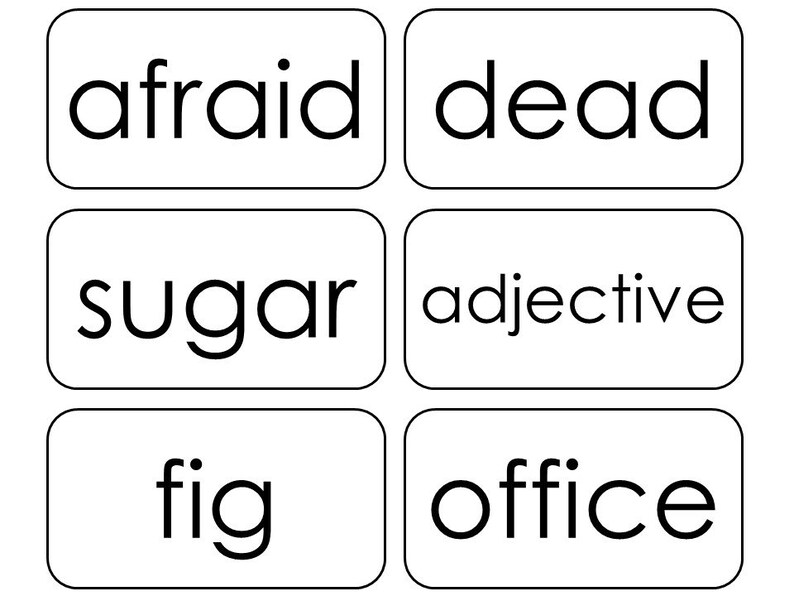 100 Printable Fry's Tenth Hundred Sight Word Flashcards. | Etsy