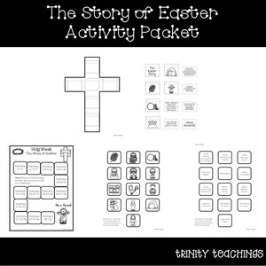 The Story of Easter Learning Activities and Worksheets. Children's ...
