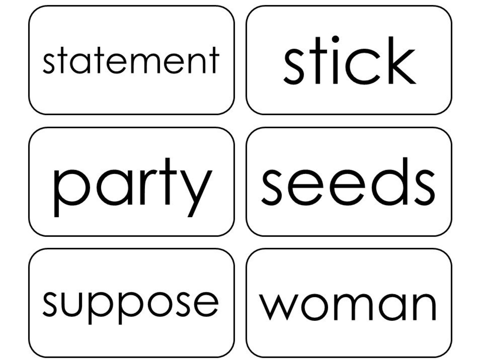 100 Printable Fry's Eighth Hundred Sight Word Flashcards. | Etsy