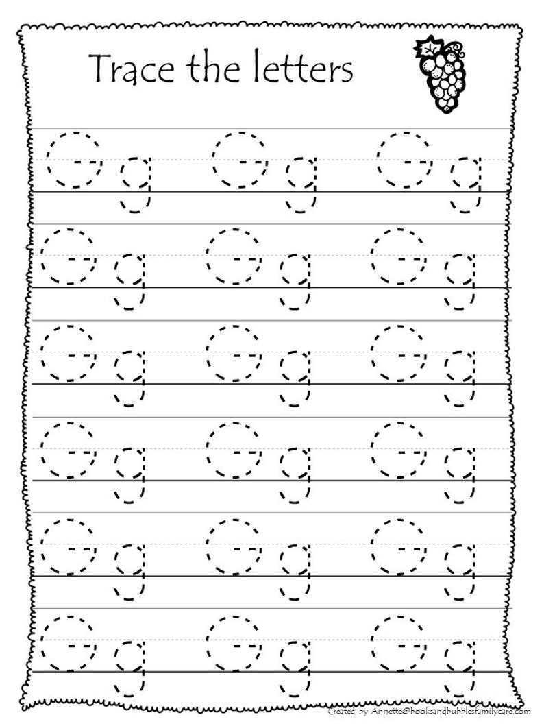 26 Printable Trace the Alphabet Worksheets. Preschool-KDG | Etsy