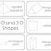 29 Printable 2D and 3D Shapes Flashcards. Preschool-3rd Grade Math ...