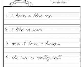 Free Printable Cursive Writing Worksheet 12 Kiddoworksheets, 55% OFF