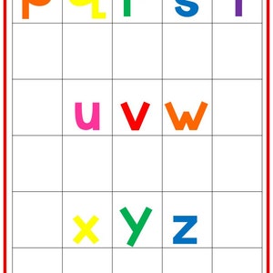 Printable Lowercase Alphabet Phonics Work Mats With 26 Matching Cards ...