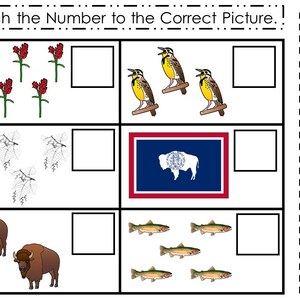 30 Wyoming State Symbols Themed Learning Games Download. ZIP File ...