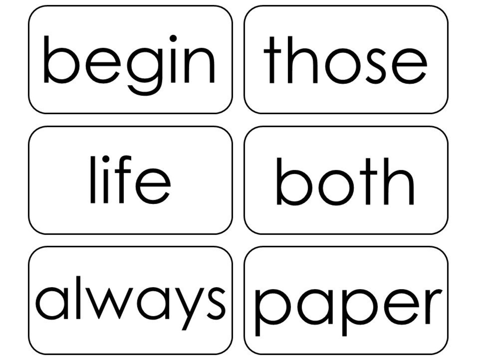 Fry's Third 100 Sight Word Flashcards, Printable 2nd-3rd Grade (PDF) - Etsy