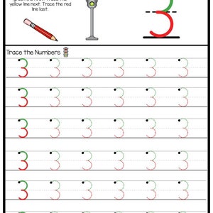 Green Let's Go Numbers 0-20 Tracing Worksheets. Number Formation ...