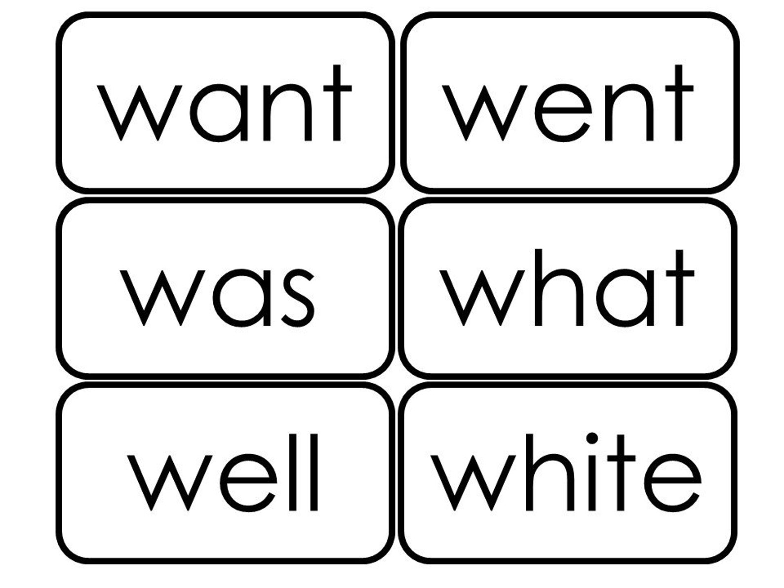 52 Printable Dolch Primer Sight Word Flashcards. Kindergarten Sight ...