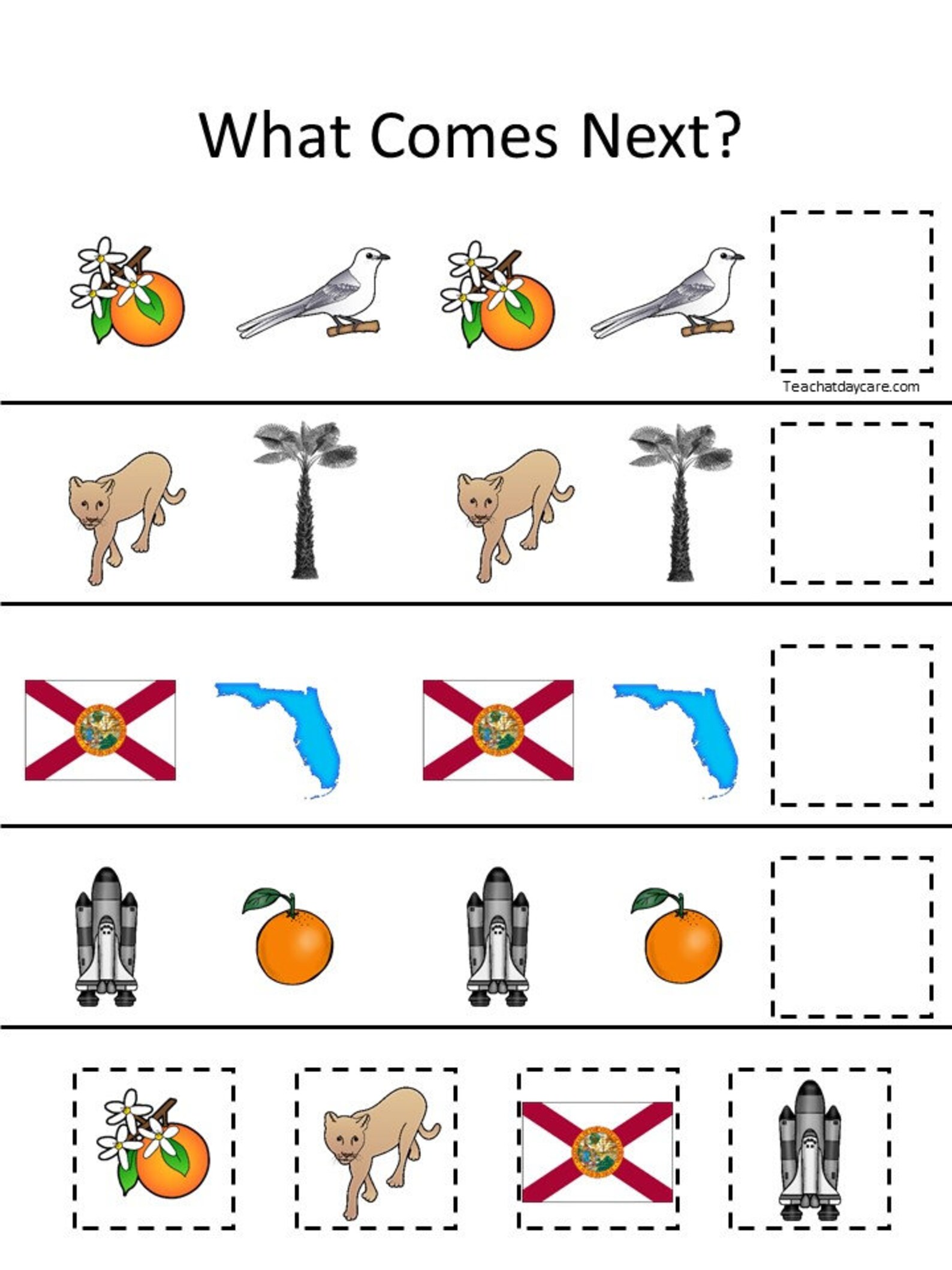 30 Florida State Symbols Themed Learning Games Download. ZIP | Etsy
