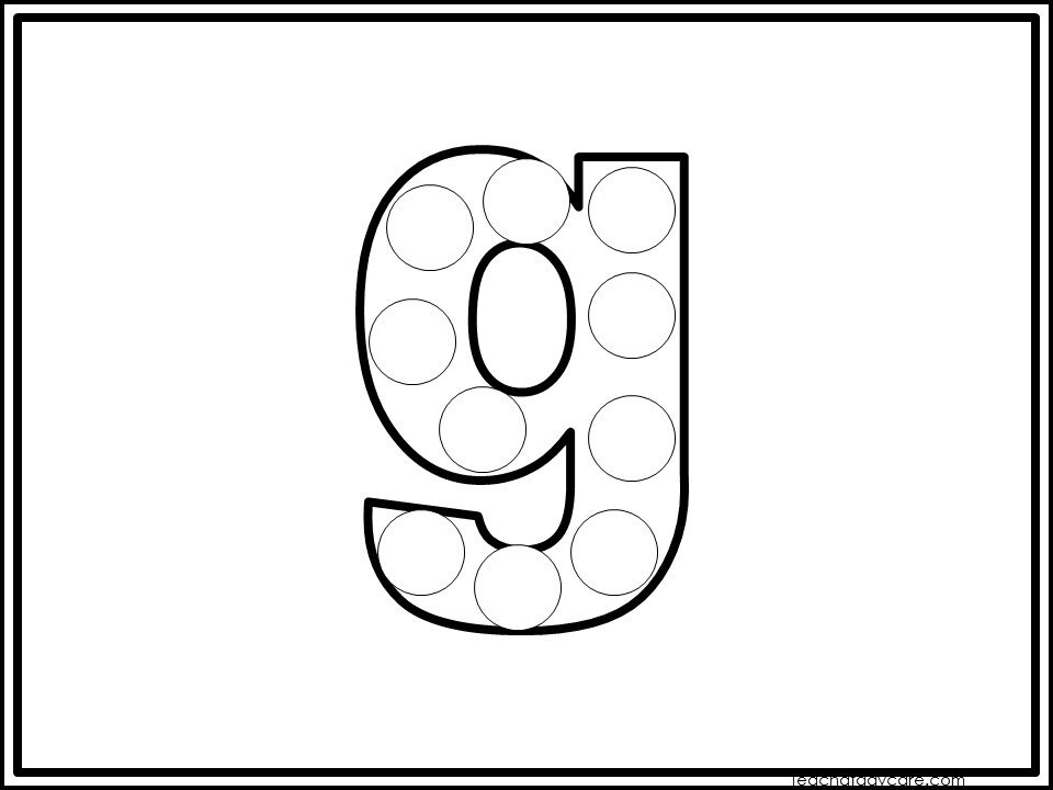 26 Printable Alphabet Lowercase Do-A-Dots Worksheets. | Etsy