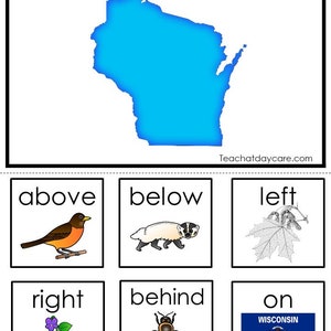 30 Wisconsin State Symbols Themed Learning Games Download. ZIP File ...