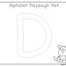 26 Printable Alphabet Uppercase Play Dough Mats Worksheets. Preschool ...