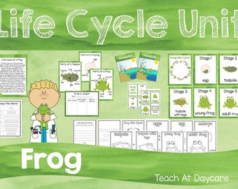 Frog Life Cycle Science Activities - Etsy