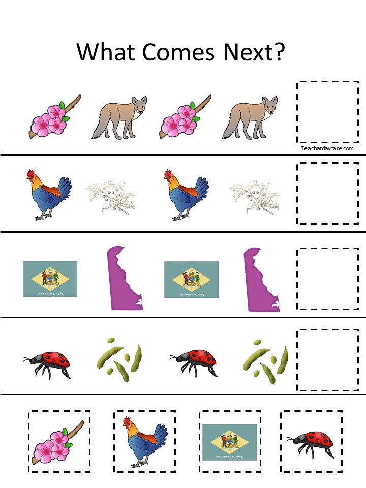30 Delaware State Symbols themed Learning Games Download. ZIP | Etsy