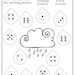 20 Printable Roll and Color Worksheets. Numbers 1-6. Preschool ...