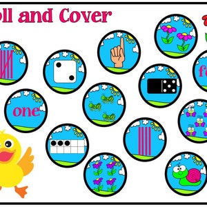 10 Printable Spring Themed Kindergarten Math Center Games and ...