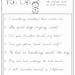 10 Printable Cursive Choose the Correct Verb Worksheets. 1st-2nd Grade ...