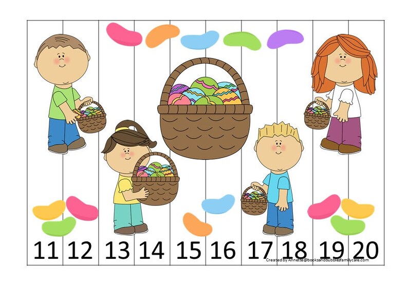 30 Easter Preschool Educational Learning Games Download. Games | Etsy
