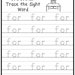 40 Printable Dolch Pre-primer Trace the Sight Word Worksheets ...