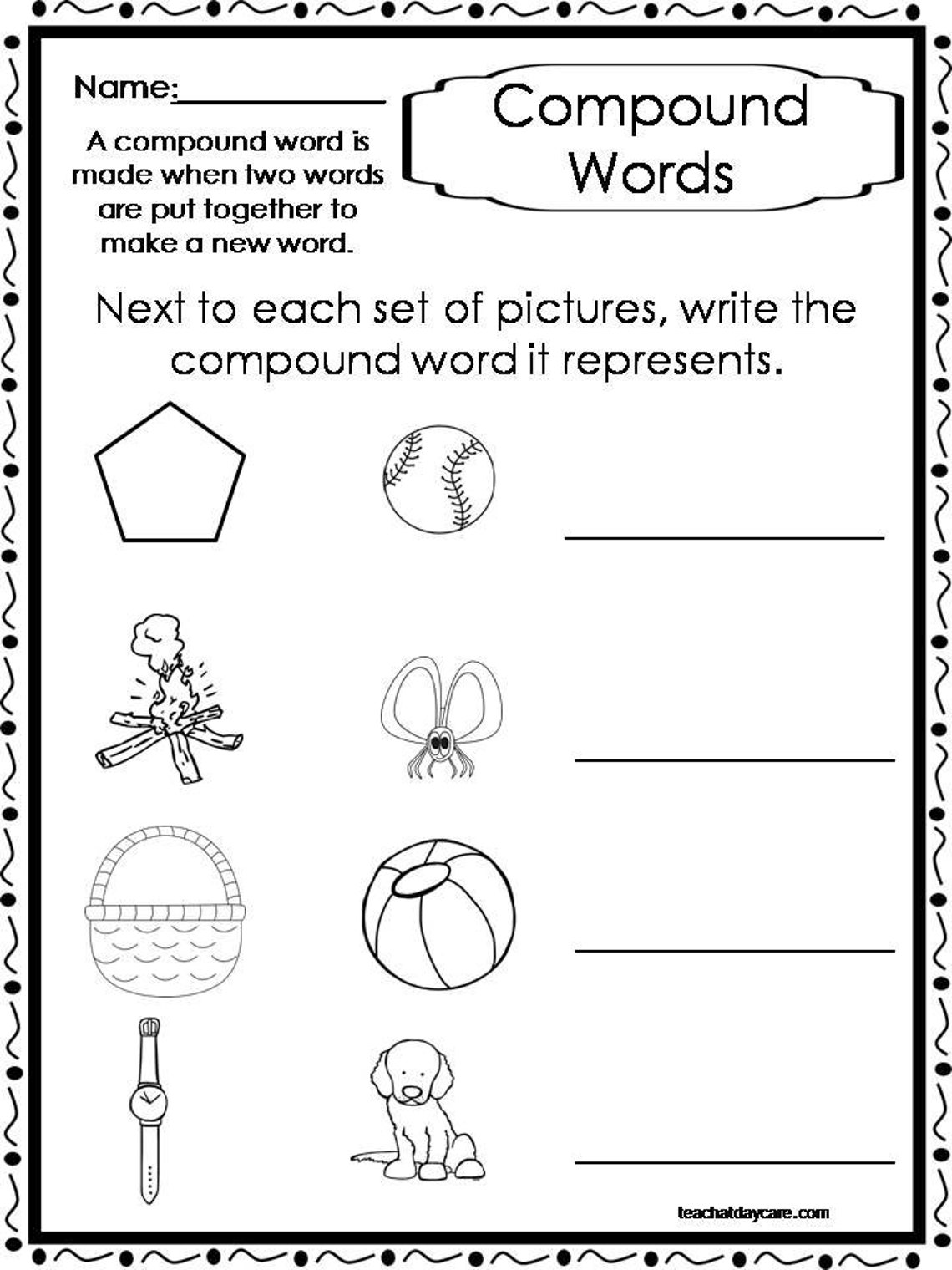 10 Printable Compound Word Worksheets 1st 2nd Grade ELA Etsy 10-printable-compound-word-worksheets-1st-2nd-grade-ela-etsy