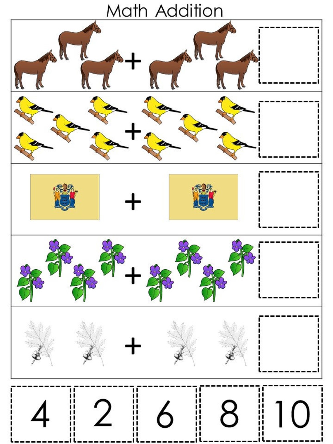 30 New Jersey State Symbols Themed Learning Games Download. - Etsy