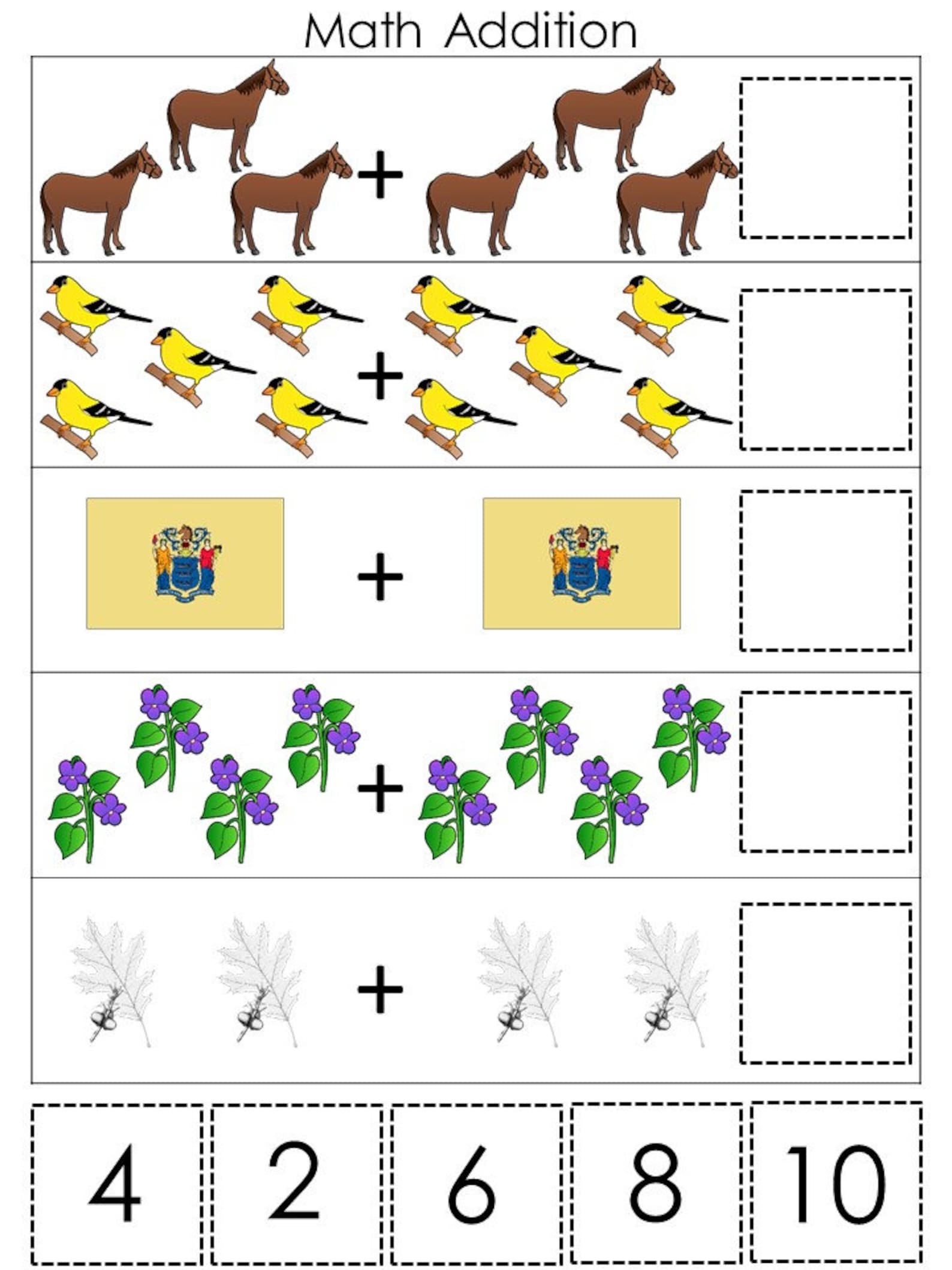 30 New Jersey State Symbols Themed Learning Games Download. - Etsy