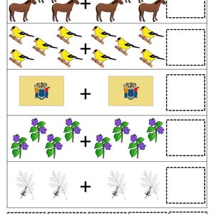 30 New Jersey State Symbols Themed Learning Games Download. ZIP File ...