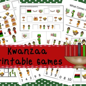30 Kwanzaa Games Download. Games and Activities in PDF Files. - Etsy