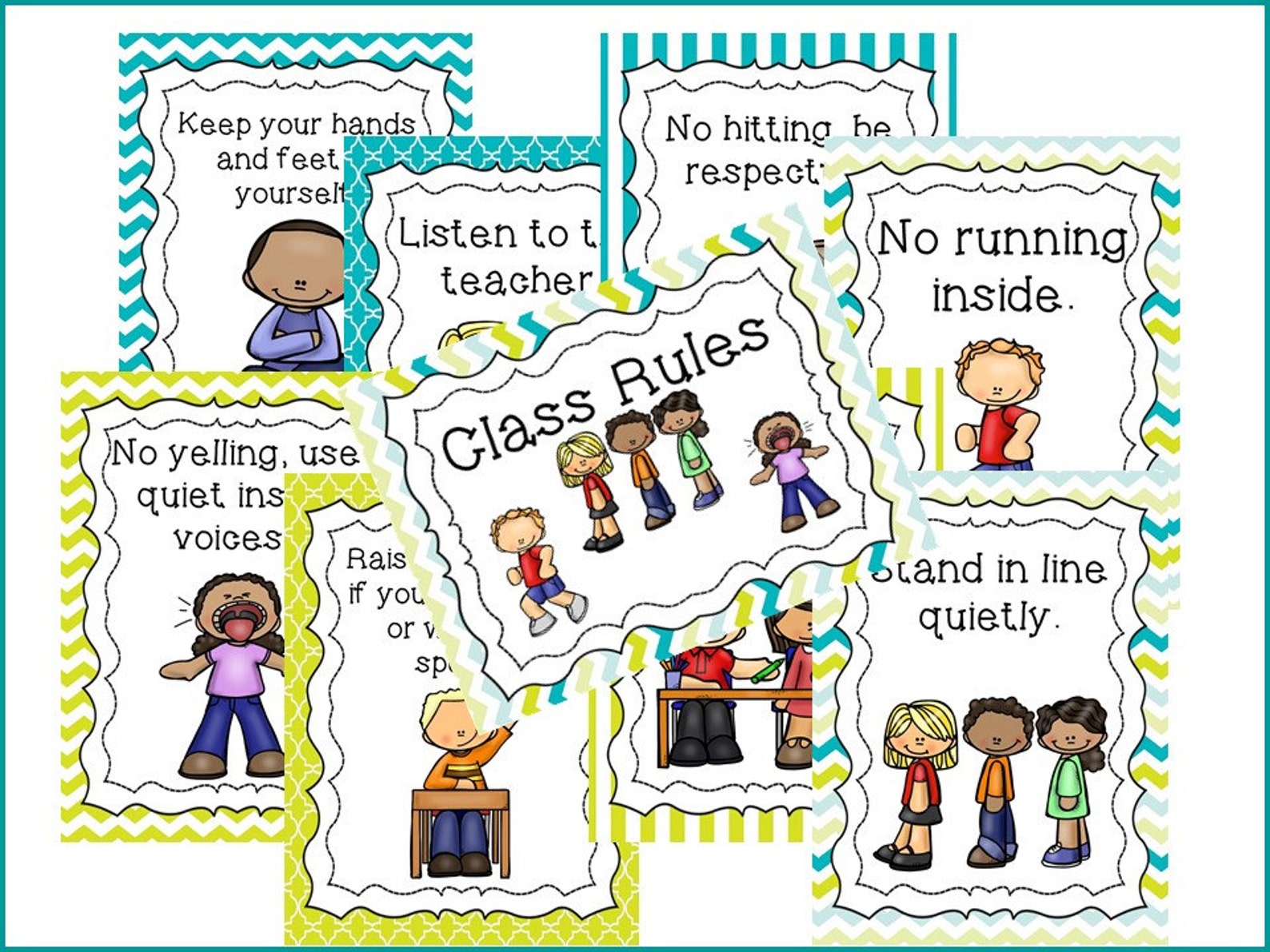 Anchor Charts and Posters Download. Preschool-kindergarten. Class ...