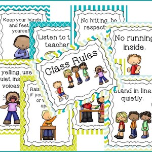 Anchor Charts and Posters Download. Preschool-kindergarten. Class ...