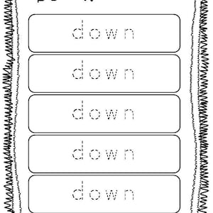 41 Printable Dolch Pre-primer Sight Word Rainbow Roll and Trace ...