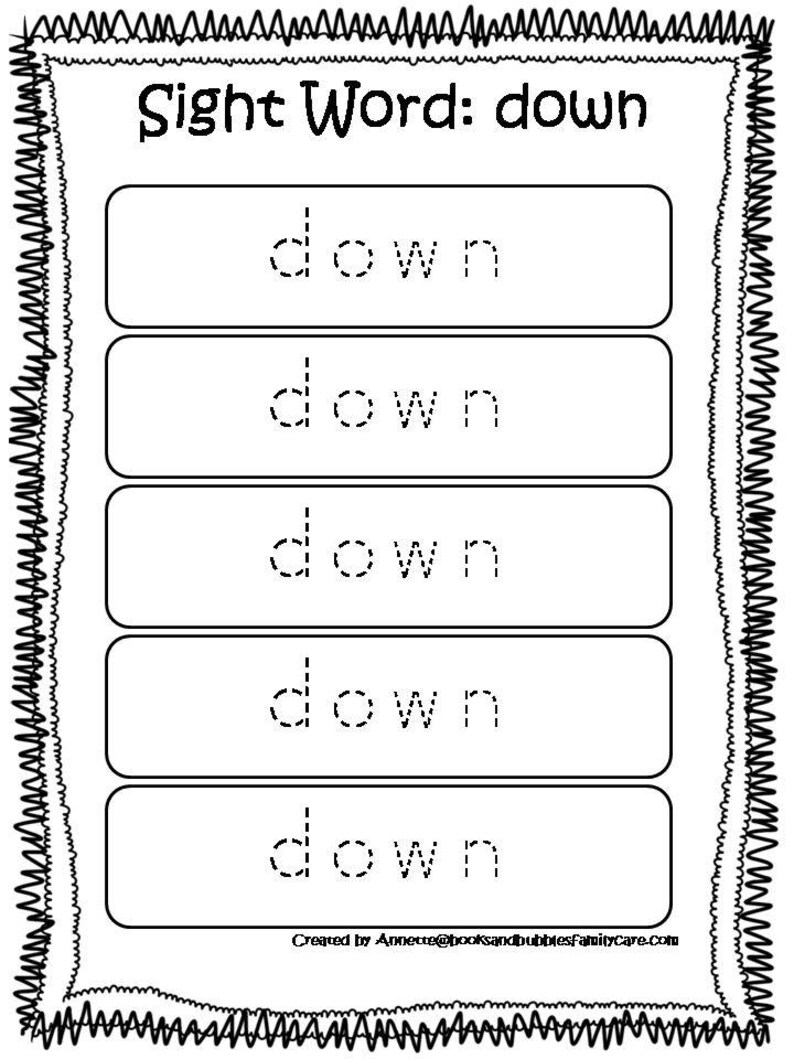 41 Printable Dolch Pre-primer Sight Word Rainbow Roll and | Etsy