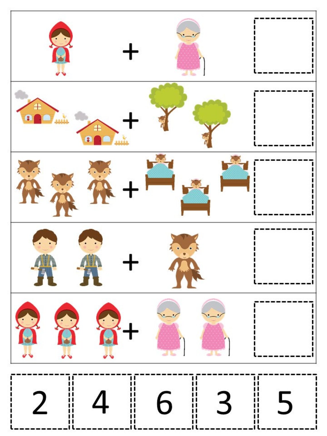 30 Little Red Riding Hood Games Download. Games and Activities in PDF ...