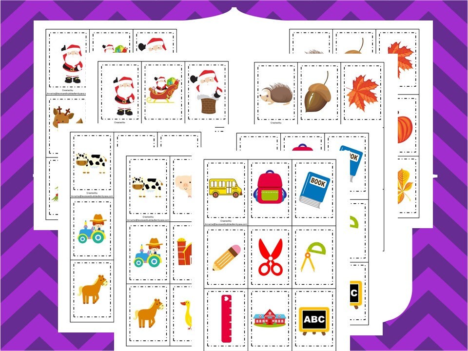 Preschool Card Games Curriculum Download. | Etsy