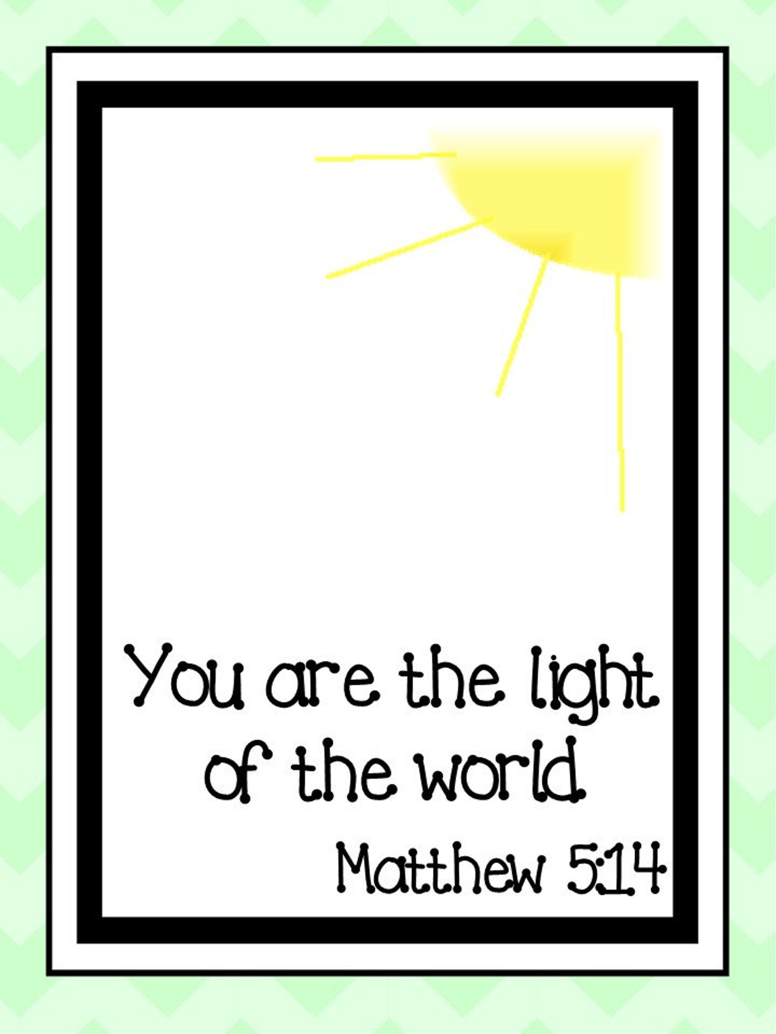 10 Printable Bible Verse Posters. Full Page Classroom Wall - Etsy