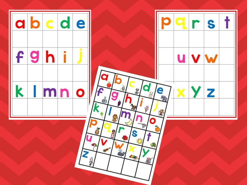 Printable Lowercase Alphabet Phonics Work Mats With 26 | Etsy
