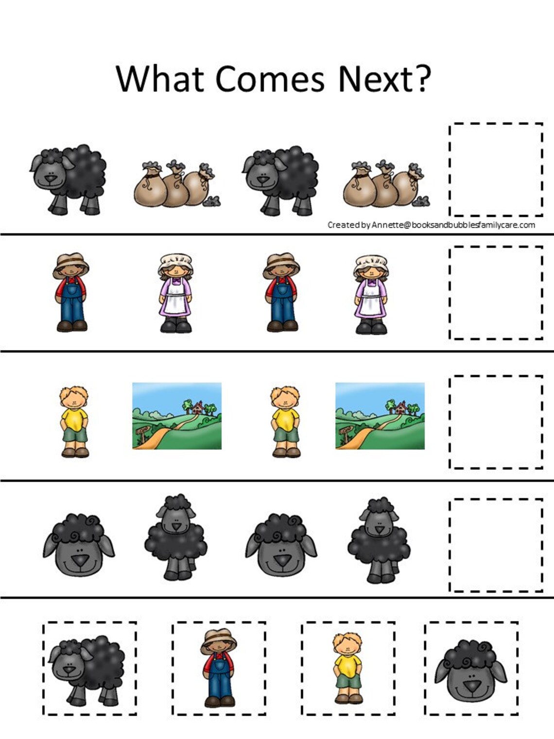 30 Baa Baa Black Sheep Games Download. Games and Activities in - Etsy