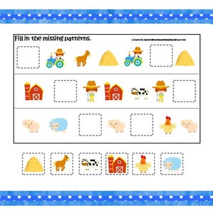 30 Down on the Farm Games Download. Games and Activities in PDF Files ...