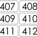 100 Printable Numbers 401-500 Flashcards. Preschool Thru Third Grade ...